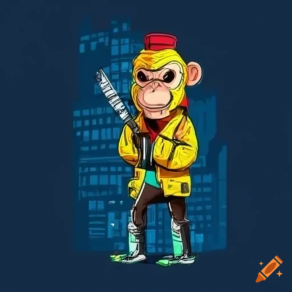 Ninja Monkey Wallpaper