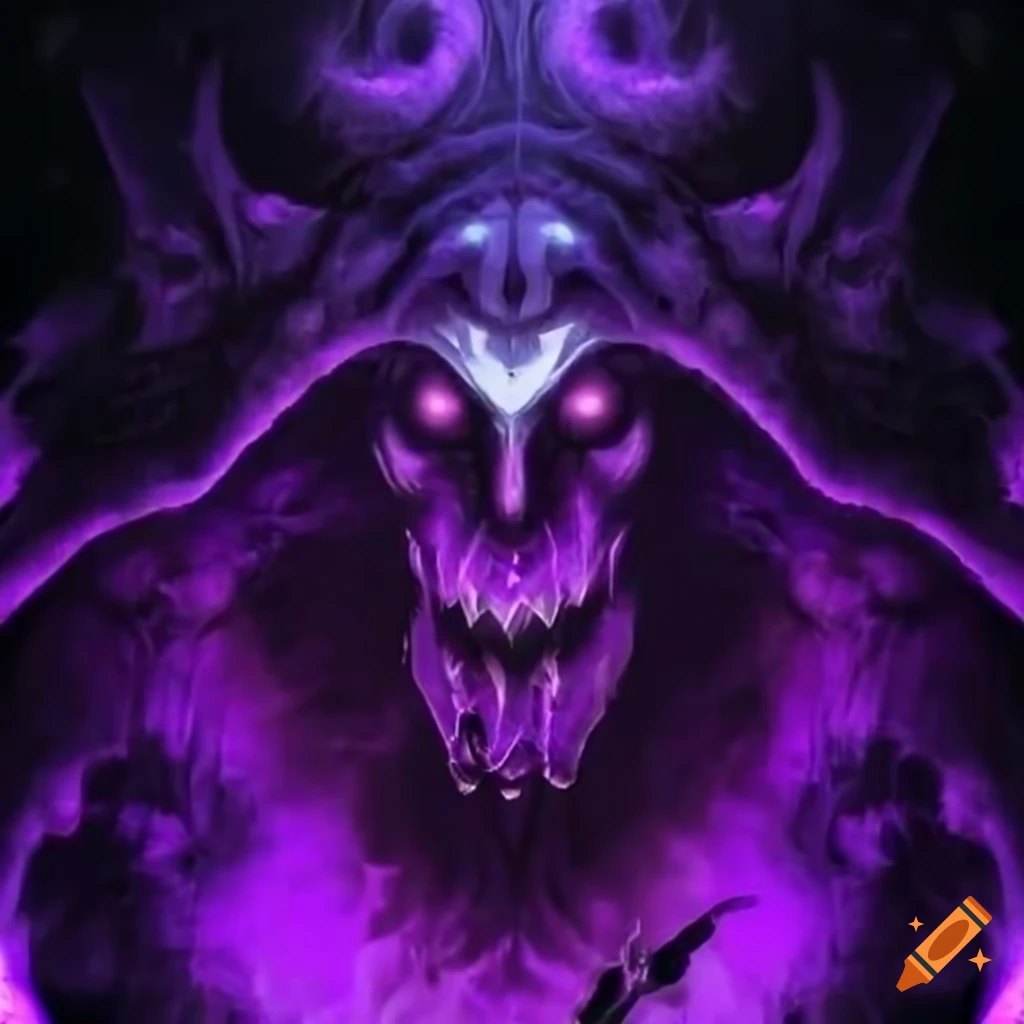 The purple void king on Craiyon