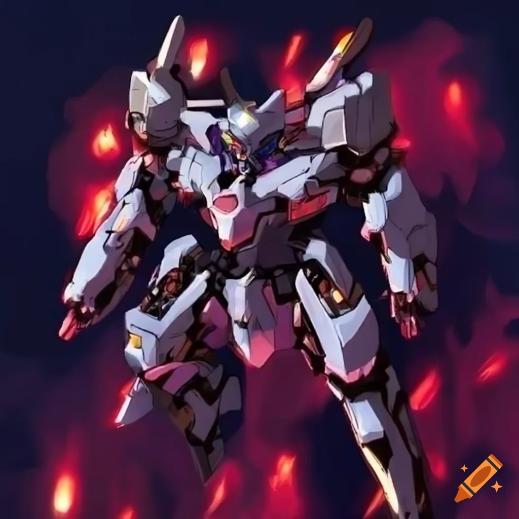 Mecha anime inspired mecha design on Craiyon