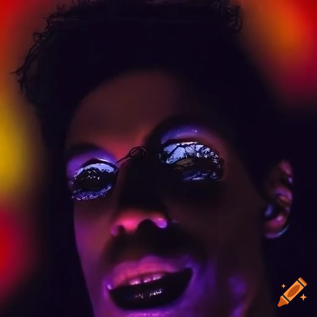 Record cover design for the song 'Make-up' by Prince in contemporary ...