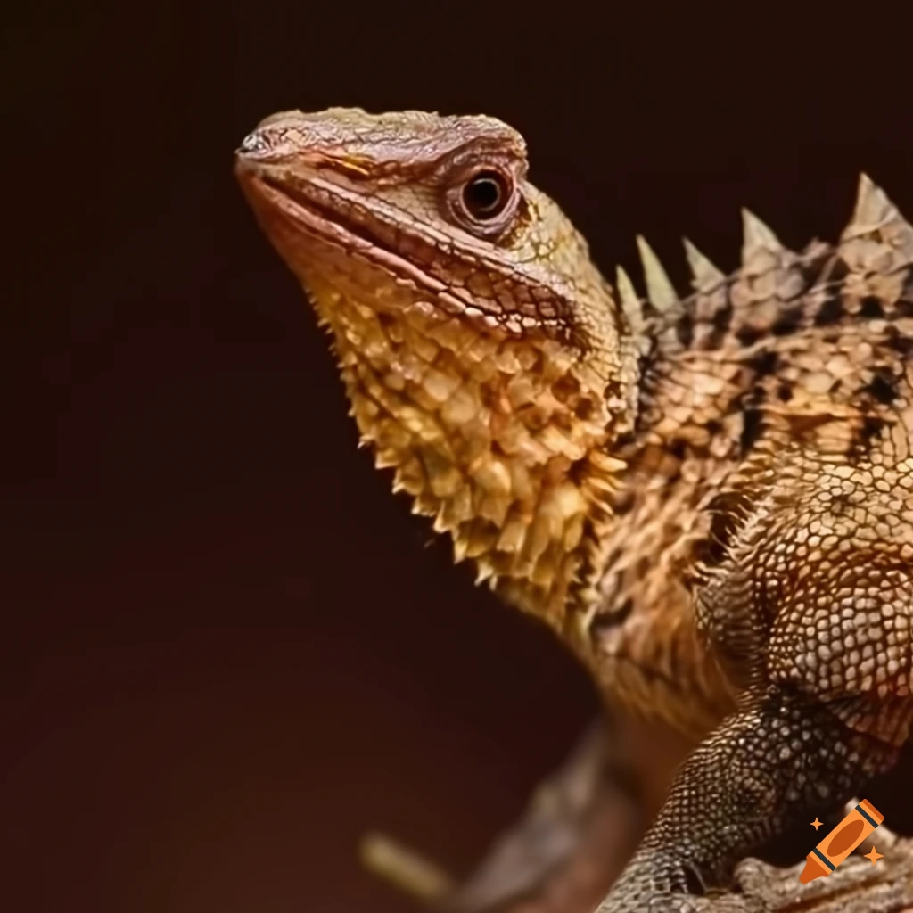 Spikey lizard with spines on Craiyon