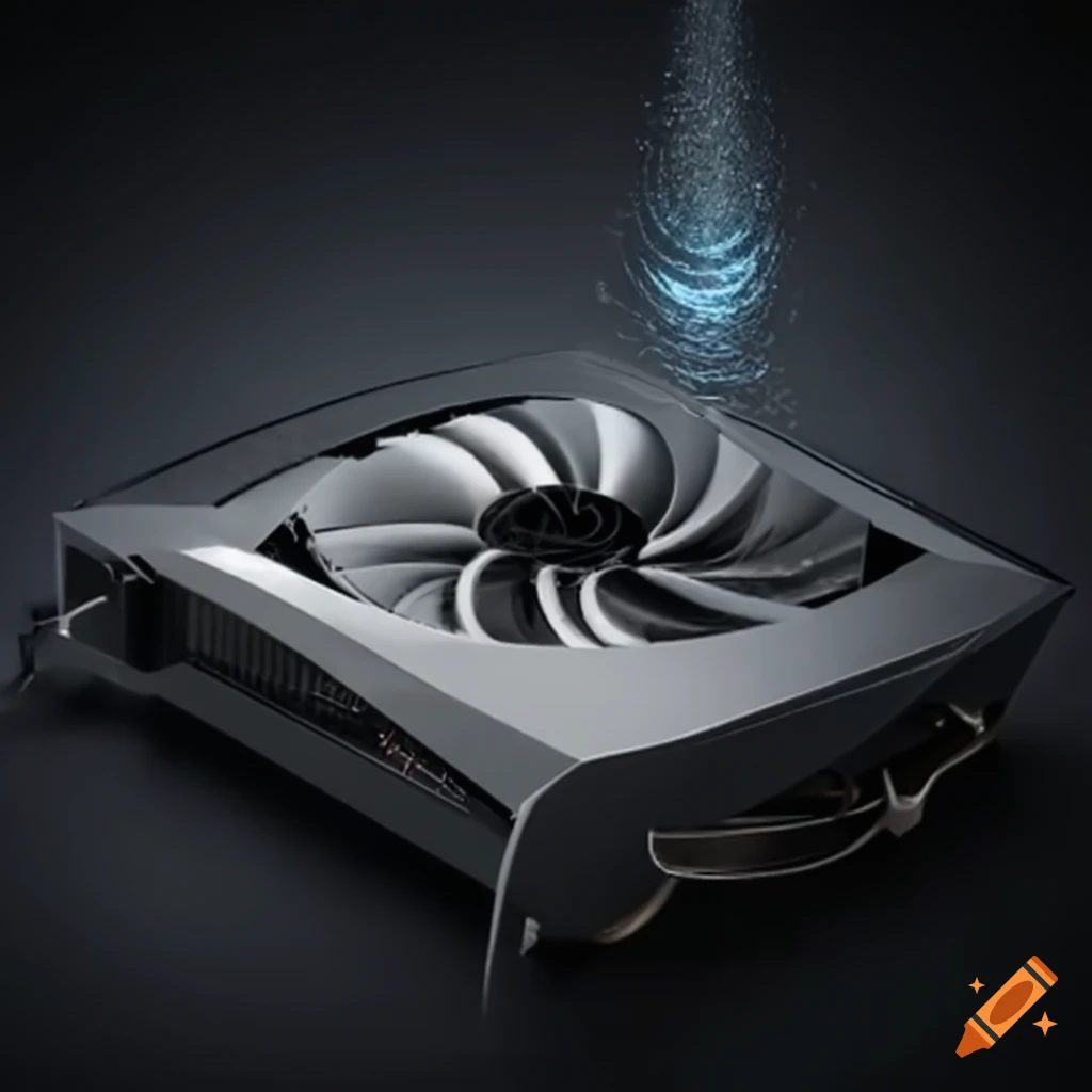 Cutting-edge 3d graphics card with advanced technology on Craiyon