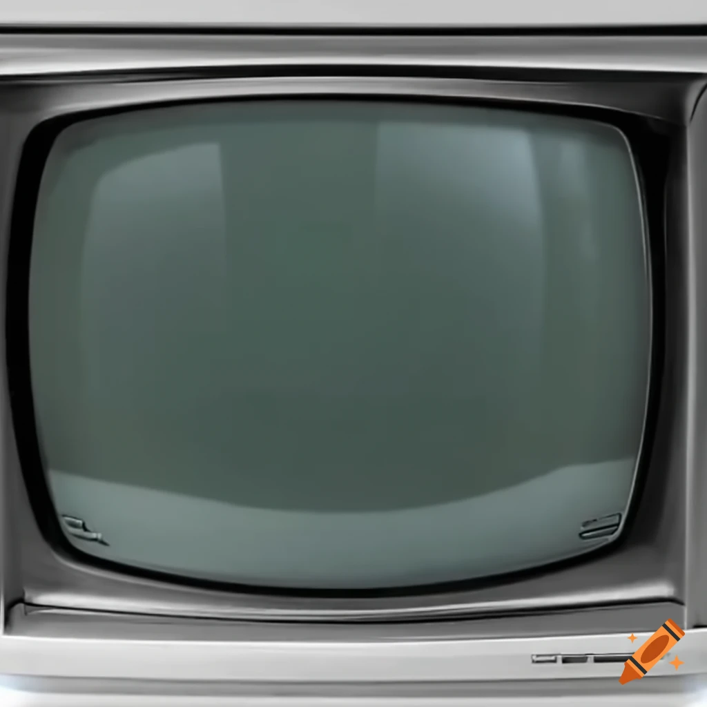 Vintage television set from the late 90s on Craiyon