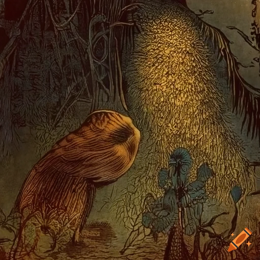 Illustration merging Celtic, Japanese, and Viking cultures in the ...