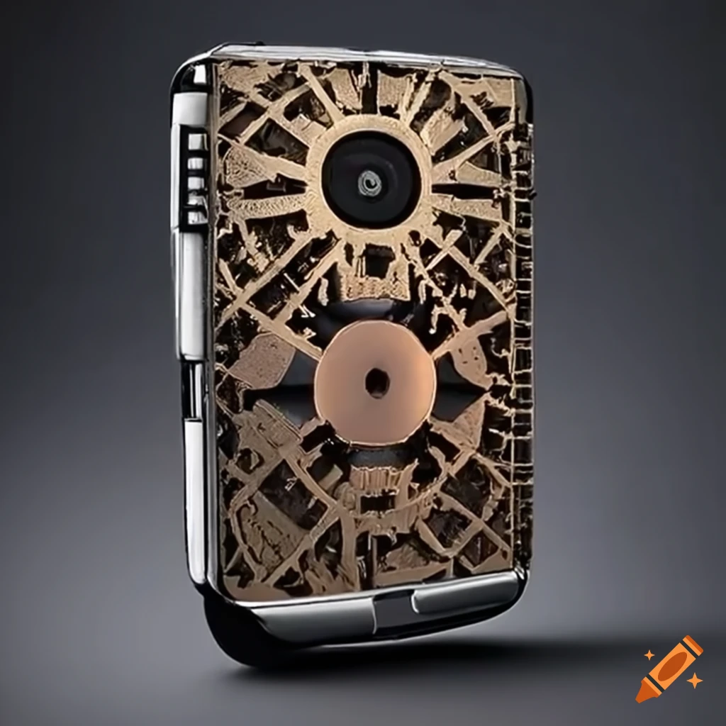 Hellraiser Lament Configuration transformed into a Moto Razr flip phone ...