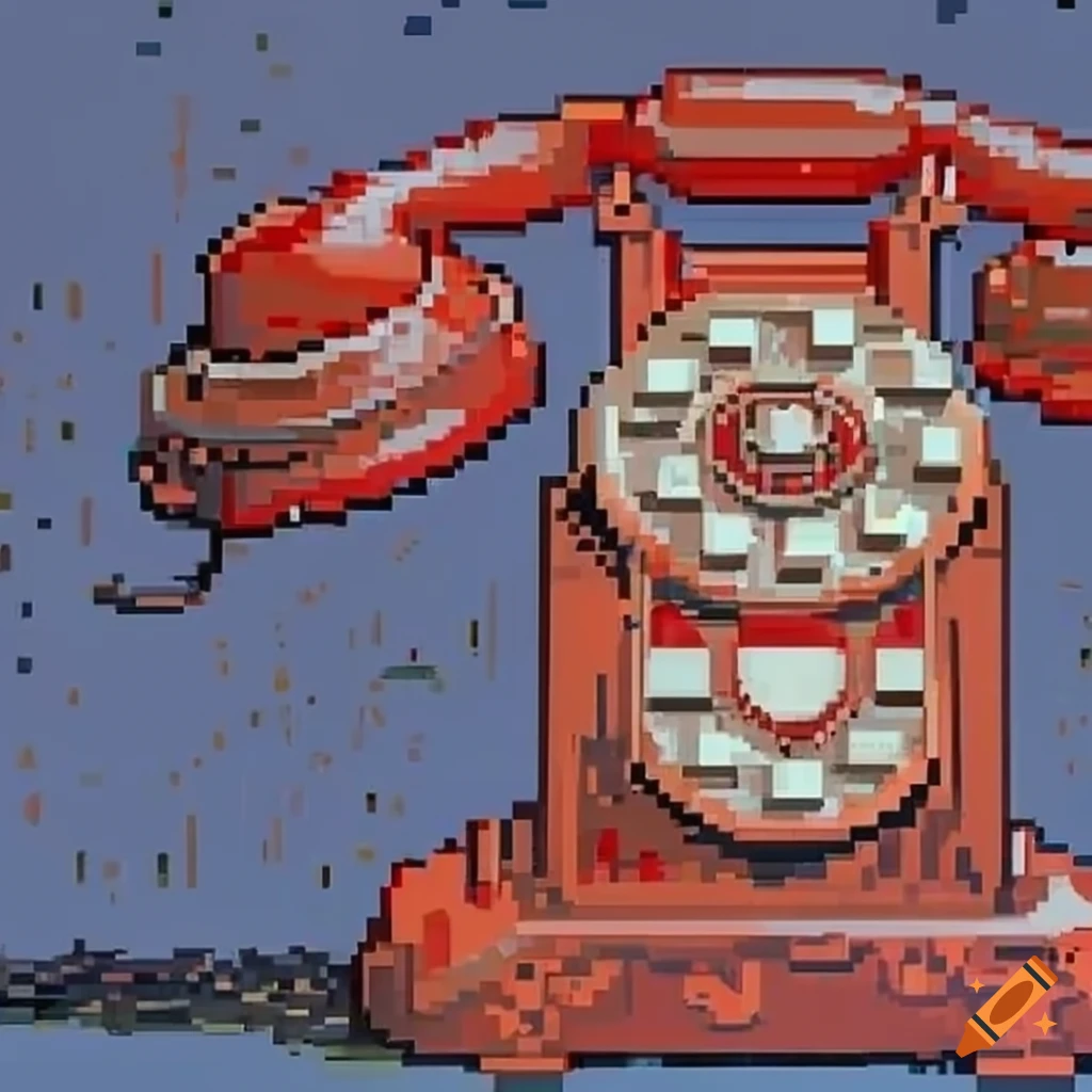 Vintage red phone with moebius the incal artwork in photorealistic ...