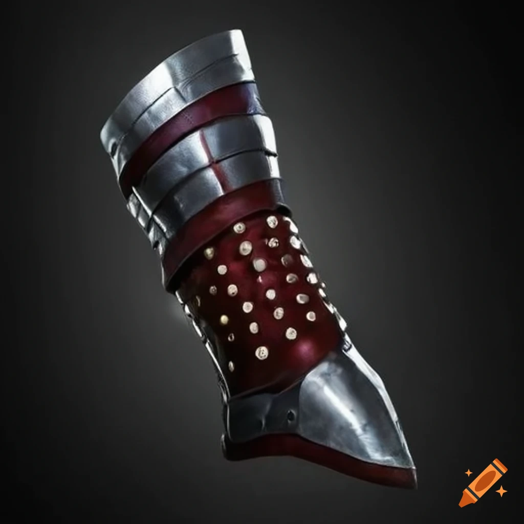 Magic steel gauntlets in a battle scene on Craiyon