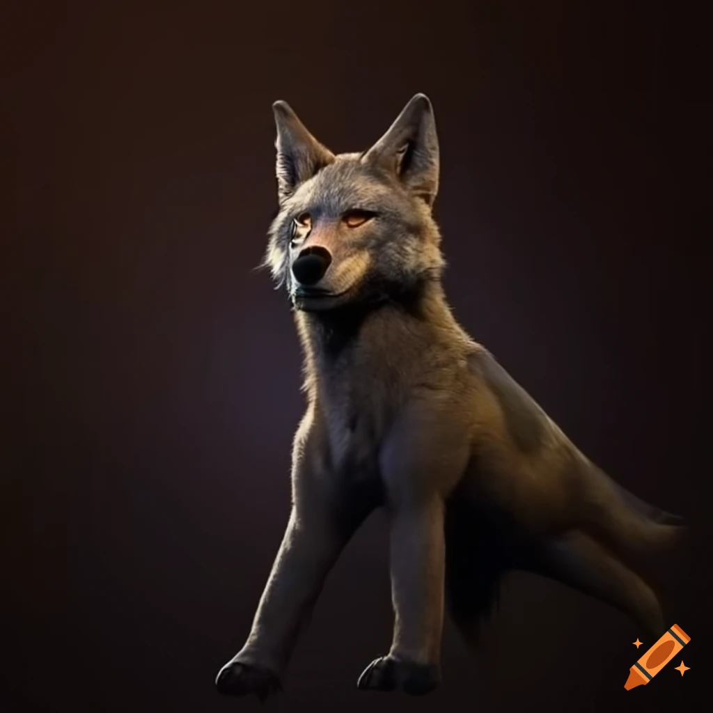 Alpha wolf on Craiyon