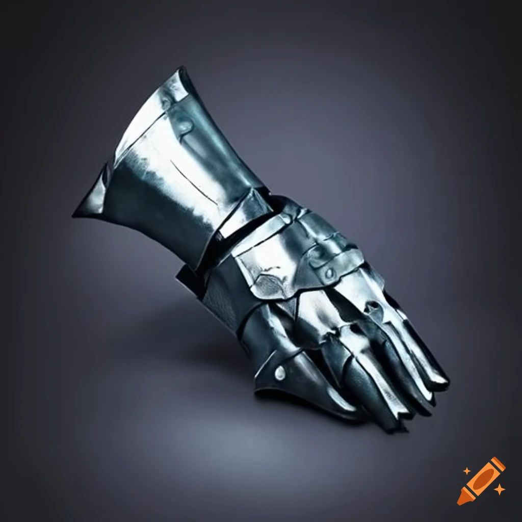 Magic battle steel gauntlets on Craiyon