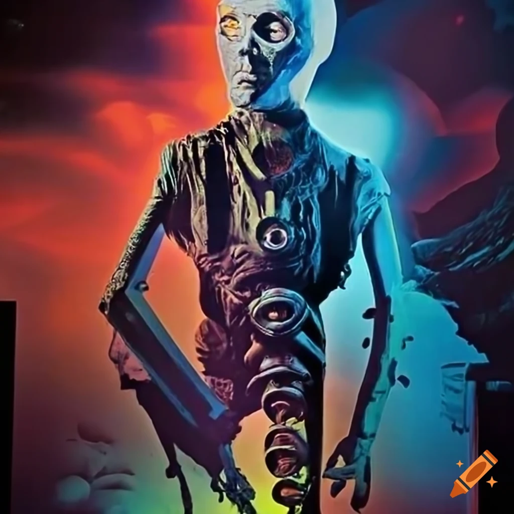 1963 bbc movie poster featuring weird alien creatures in sci-fi ...