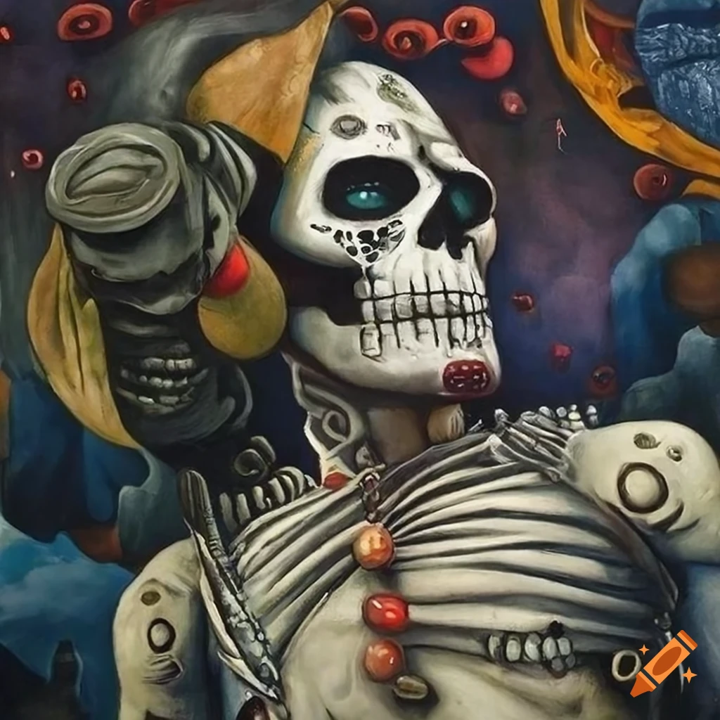 Santa Muerte Voodoo Loa Shunga lithograph artwork by various artists on ...