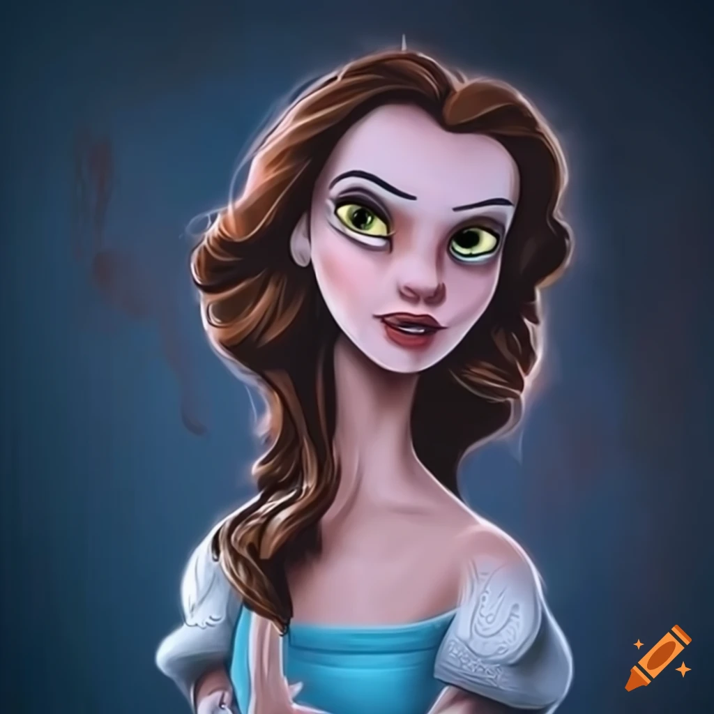 Scary interpretation of Belle from Beauty and the Beast in Tim Burton ...