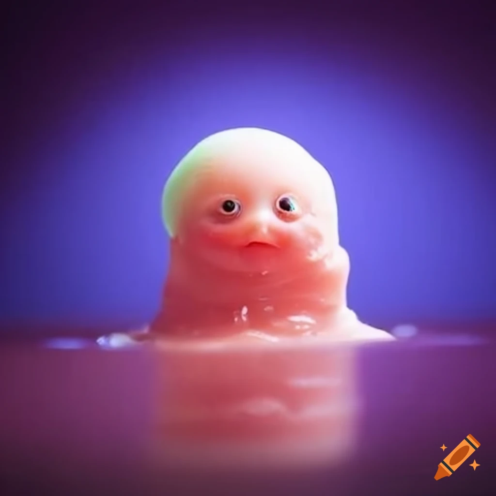 Gelatinous baby slime on Craiyon