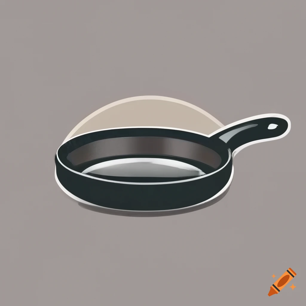 Frying pan logo on Craiyon