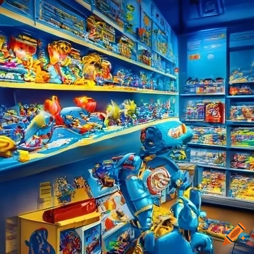 Toy store on Craiyon