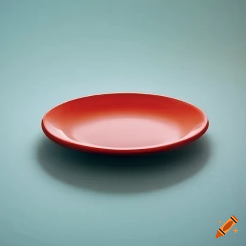 Empty plate on Craiyon