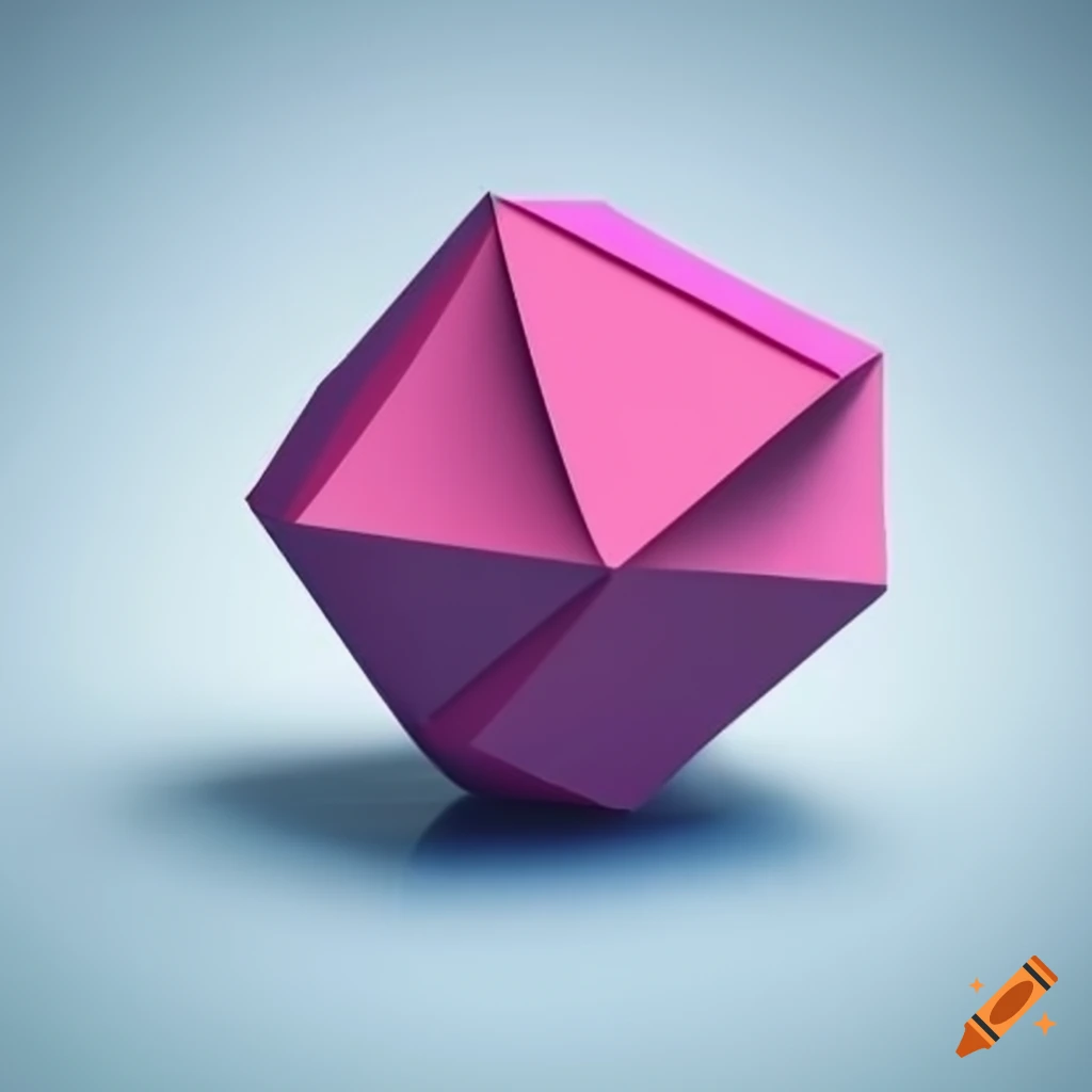 4d shape illustration on Craiyon