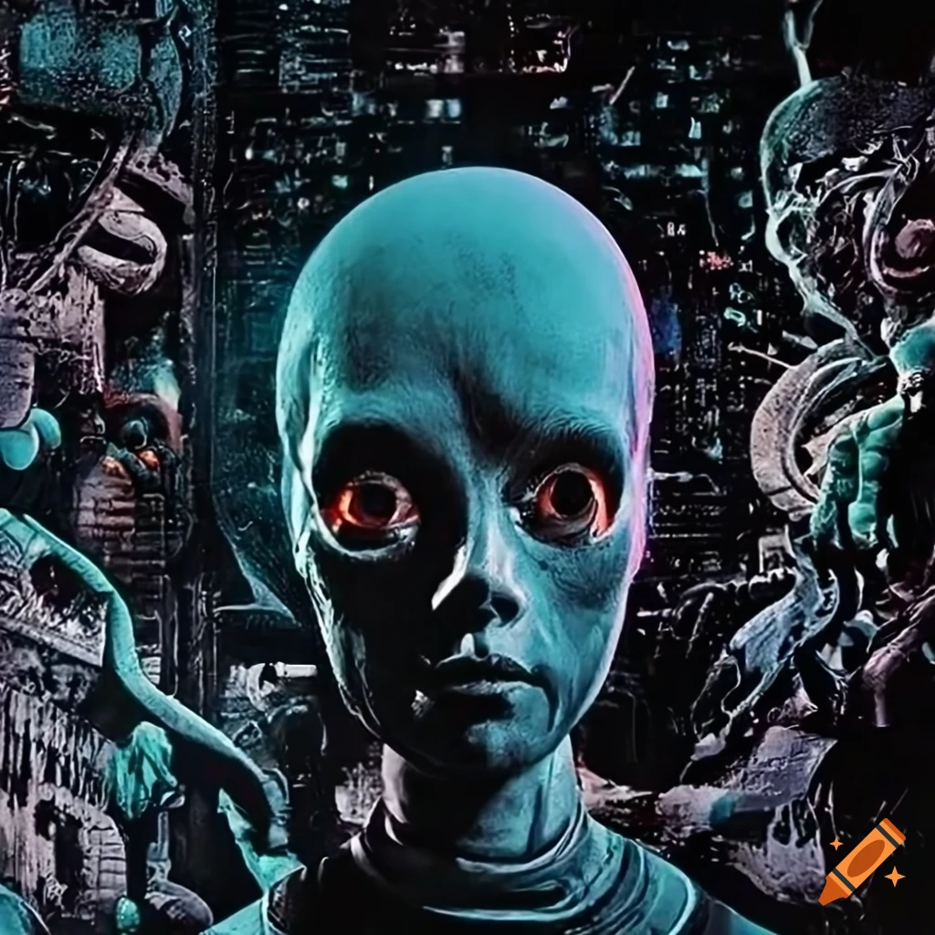 1963 BBC movie poster featuring weird alien creatures in sci-fi ...