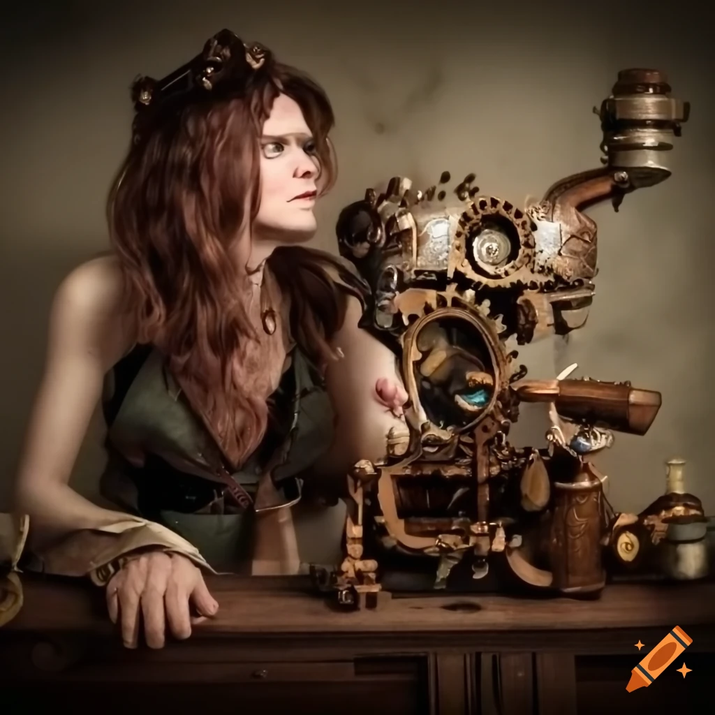 Steampunk Concept Art On Craiyon