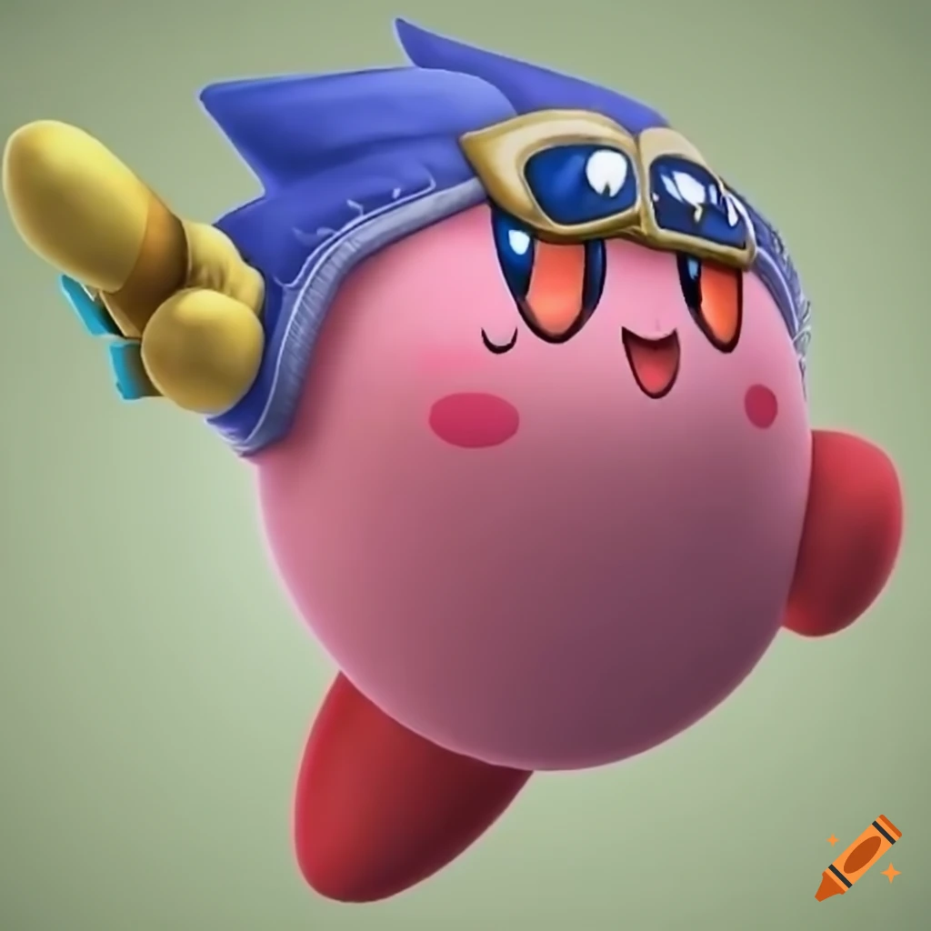 Kirby vs Falco in Super Smash Bros. gaming tournament on Craiyon