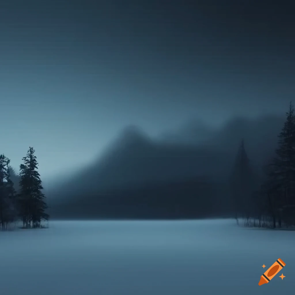 Dark Landscape Wallpaper Winter