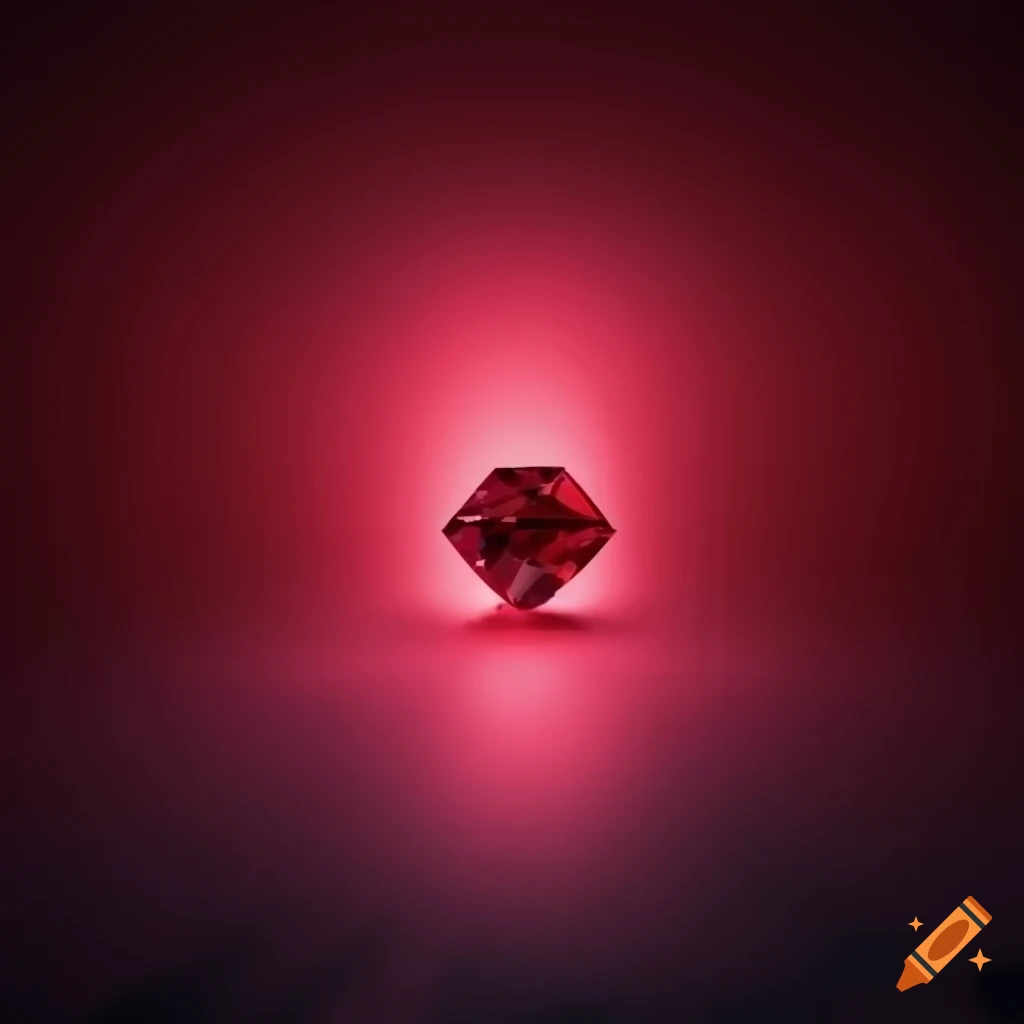 Futuristic image with a brilliant red diamond and text: Aprende a ...