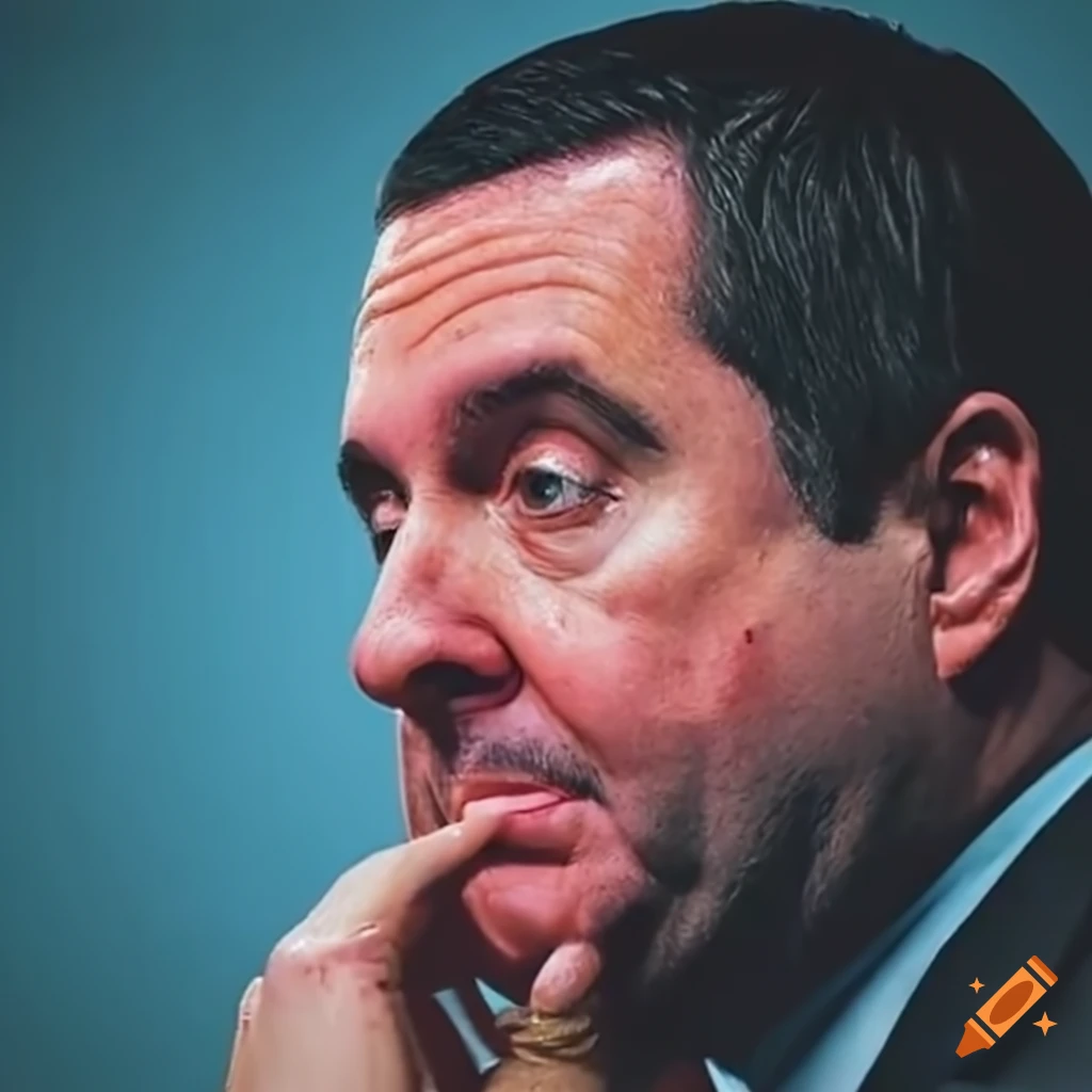 Former congressman Devin Nunes crying on Craiyon