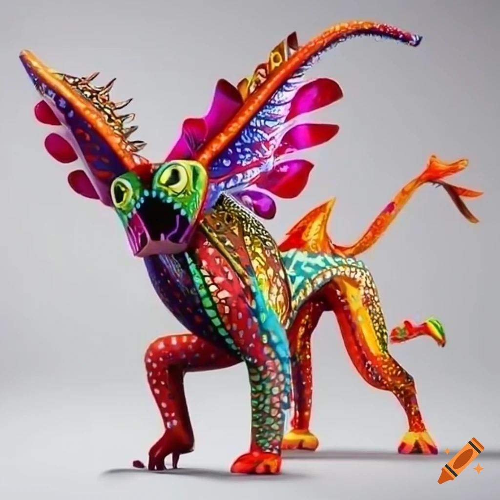 Alebrije artwork on Craiyon
