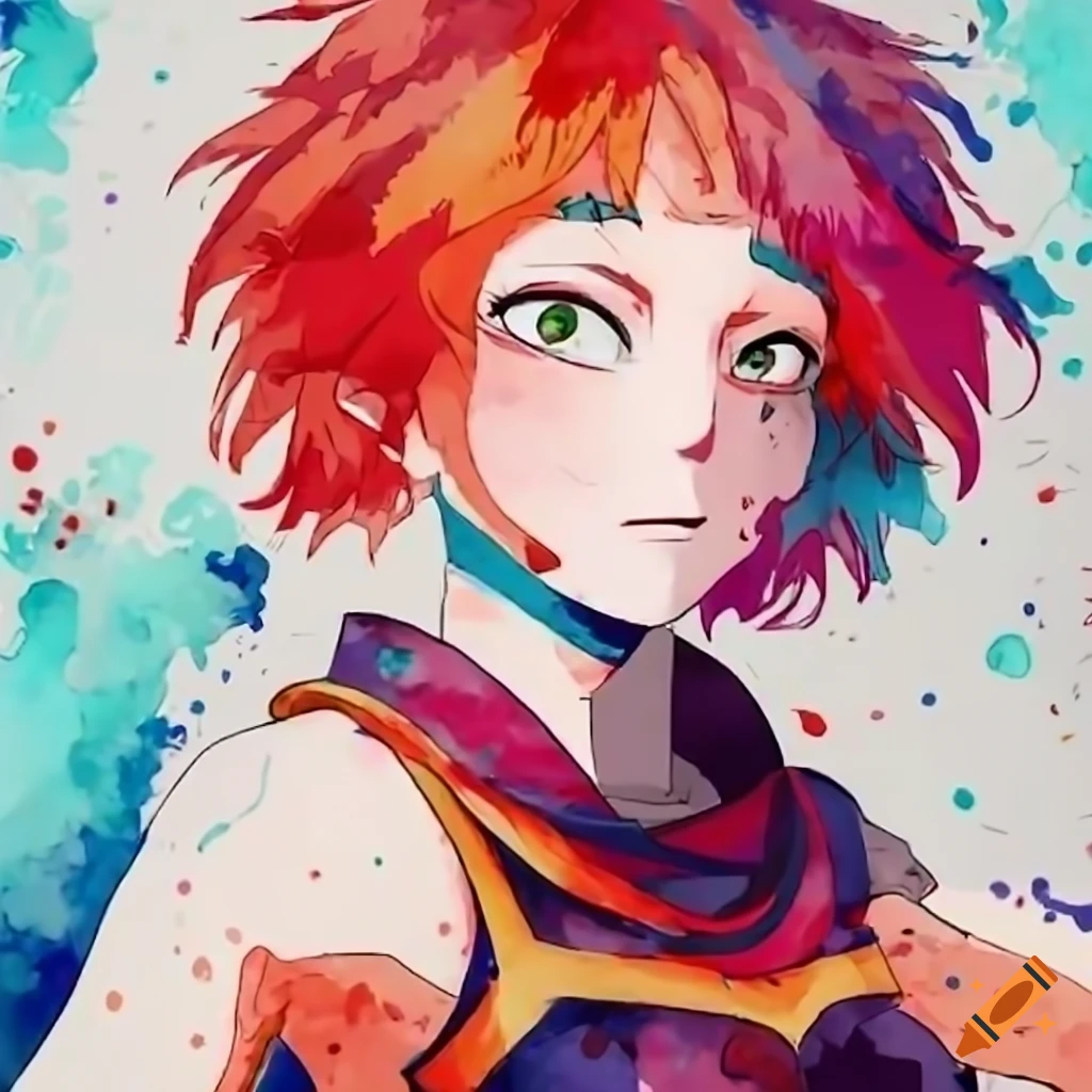 Anime girl with summoning sword quirk similar to My Hero Academia on ...