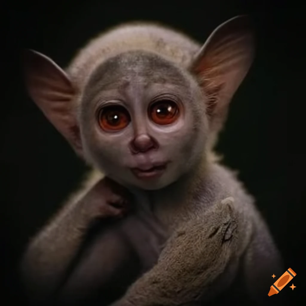 Evolution of Bush Baby Humans from Bush Babies on Craiyon