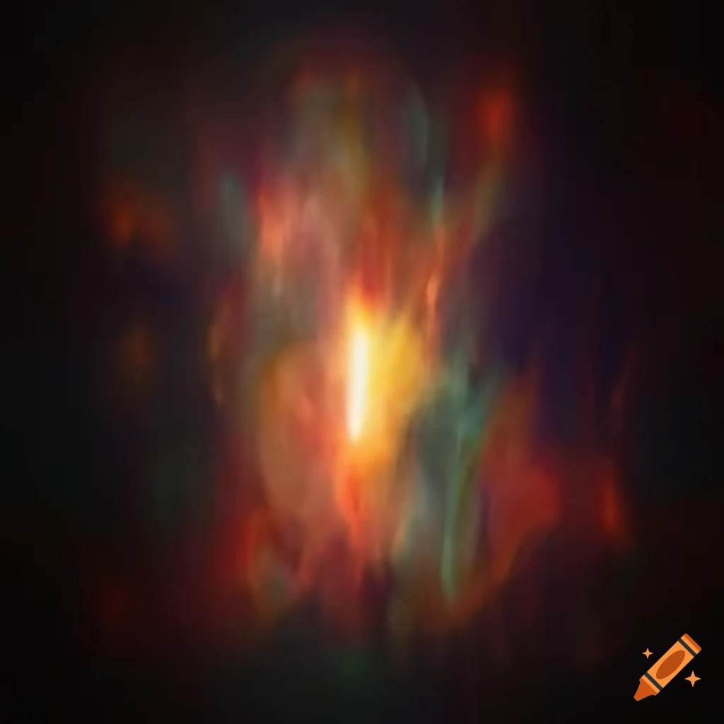 Abstract transparent watery canvas artwork depicting paranoia and ...