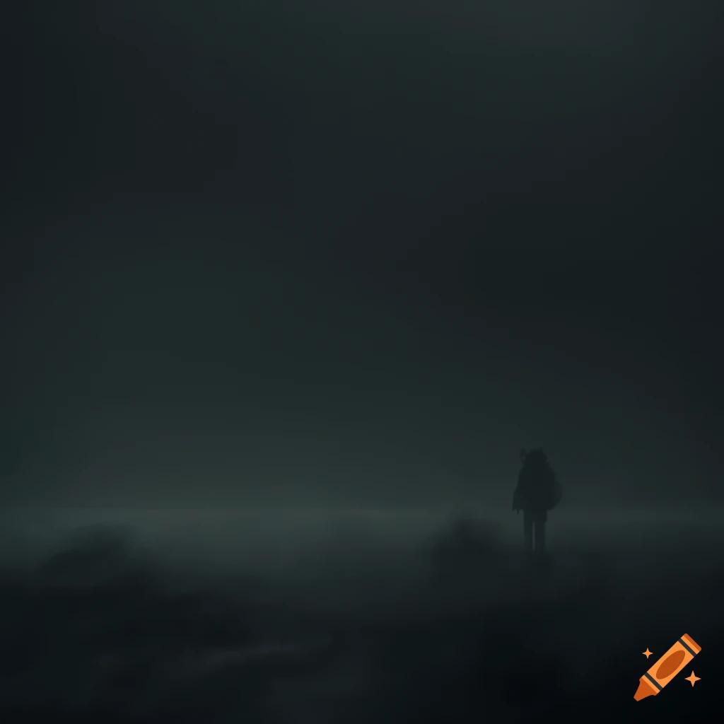 Chaotic scene with frenzied masses in panic and atmospheric lighting on ...