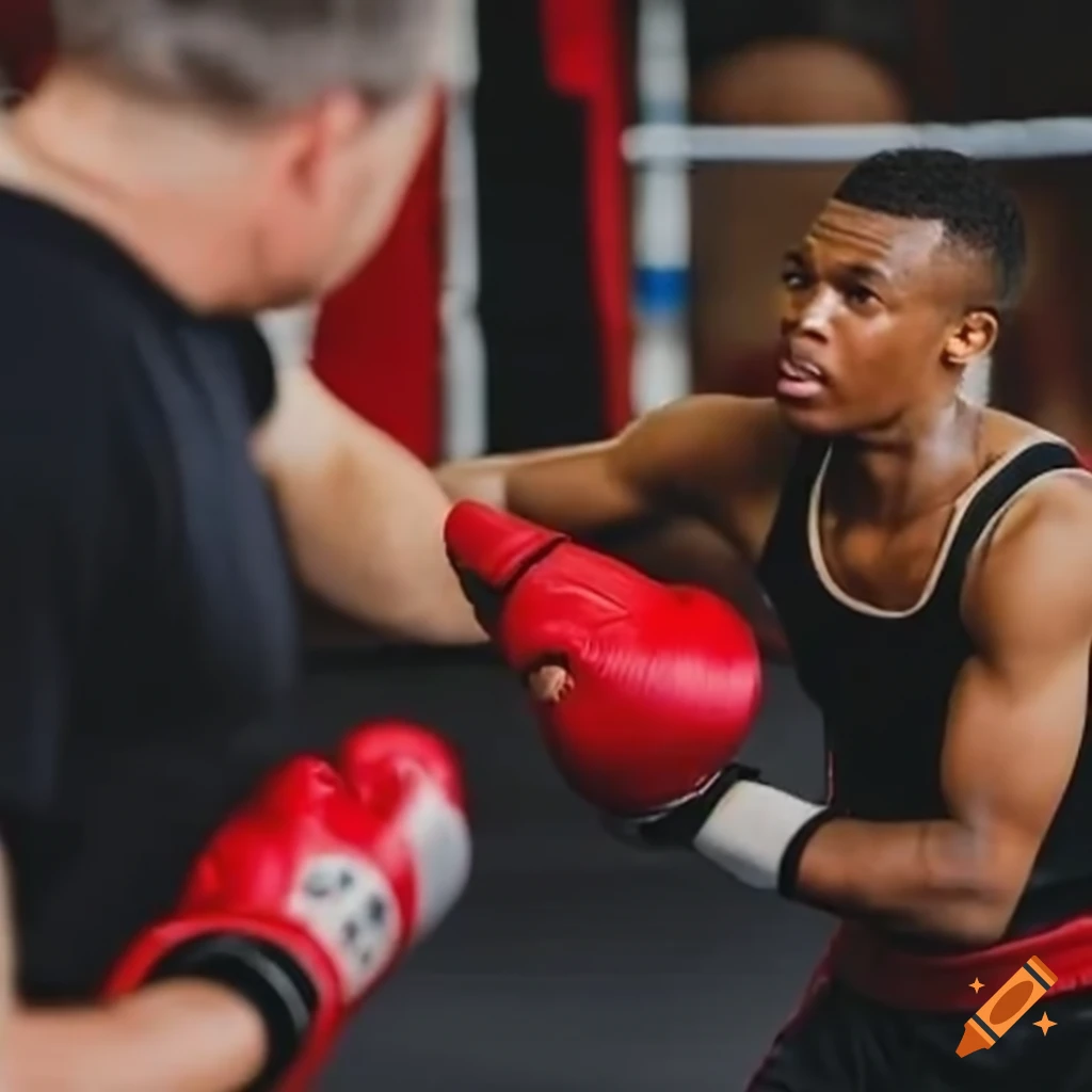 Boxing coach on Craiyon