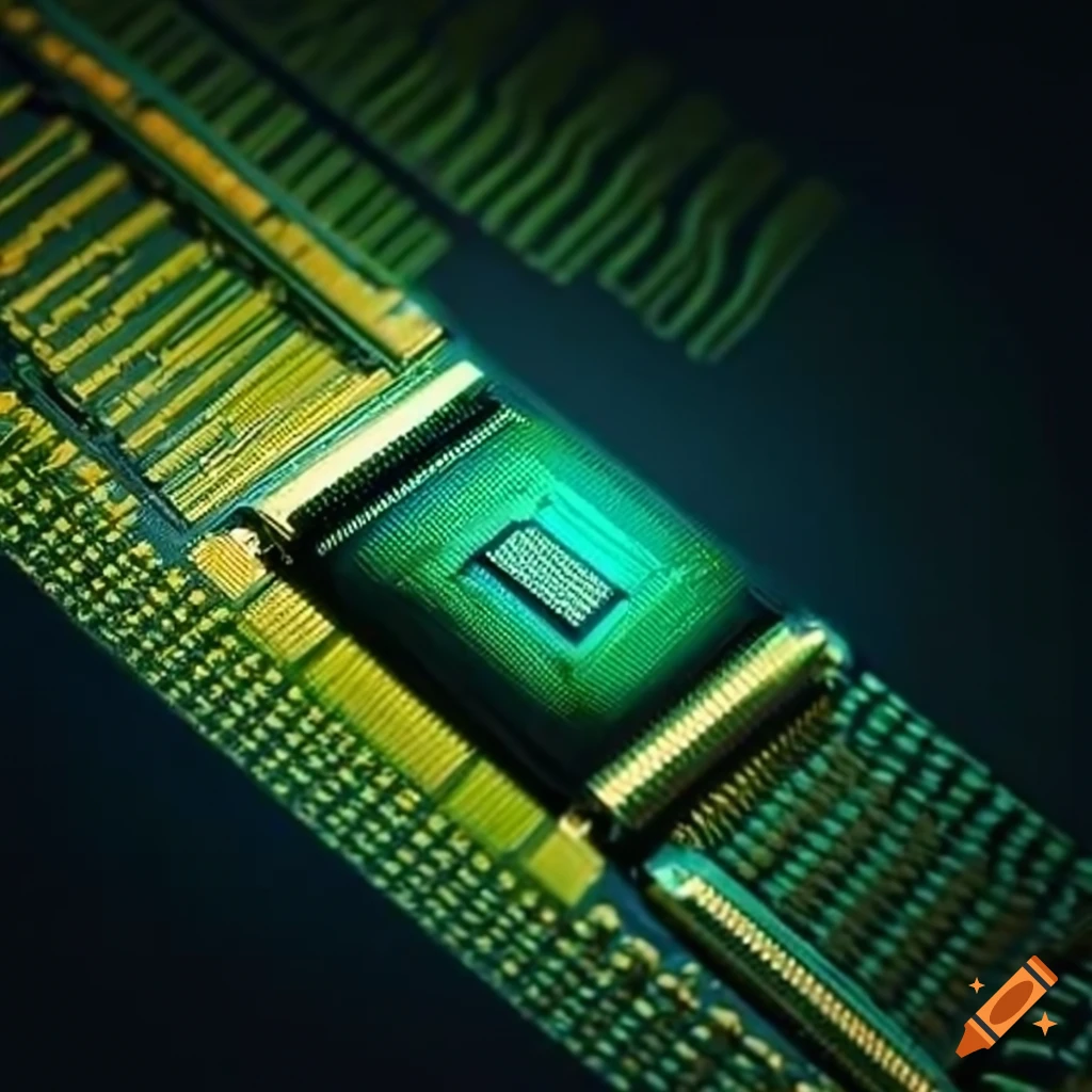 Nvidia chip on Craiyon