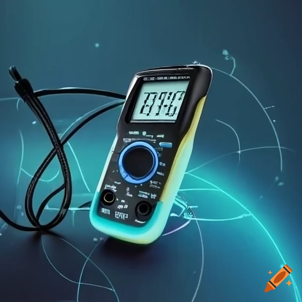 Futuristic multimeter with advanced user interface on Craiyon