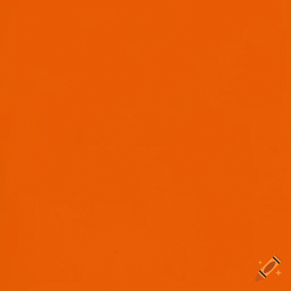 Bright orange solid color background on Craiyon