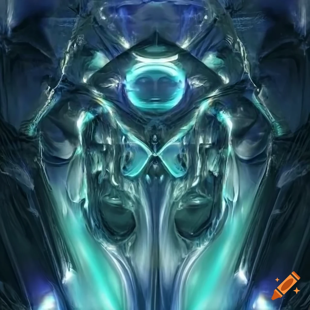 Abstract transparent canvas artwork representing paranoia and unease on ...