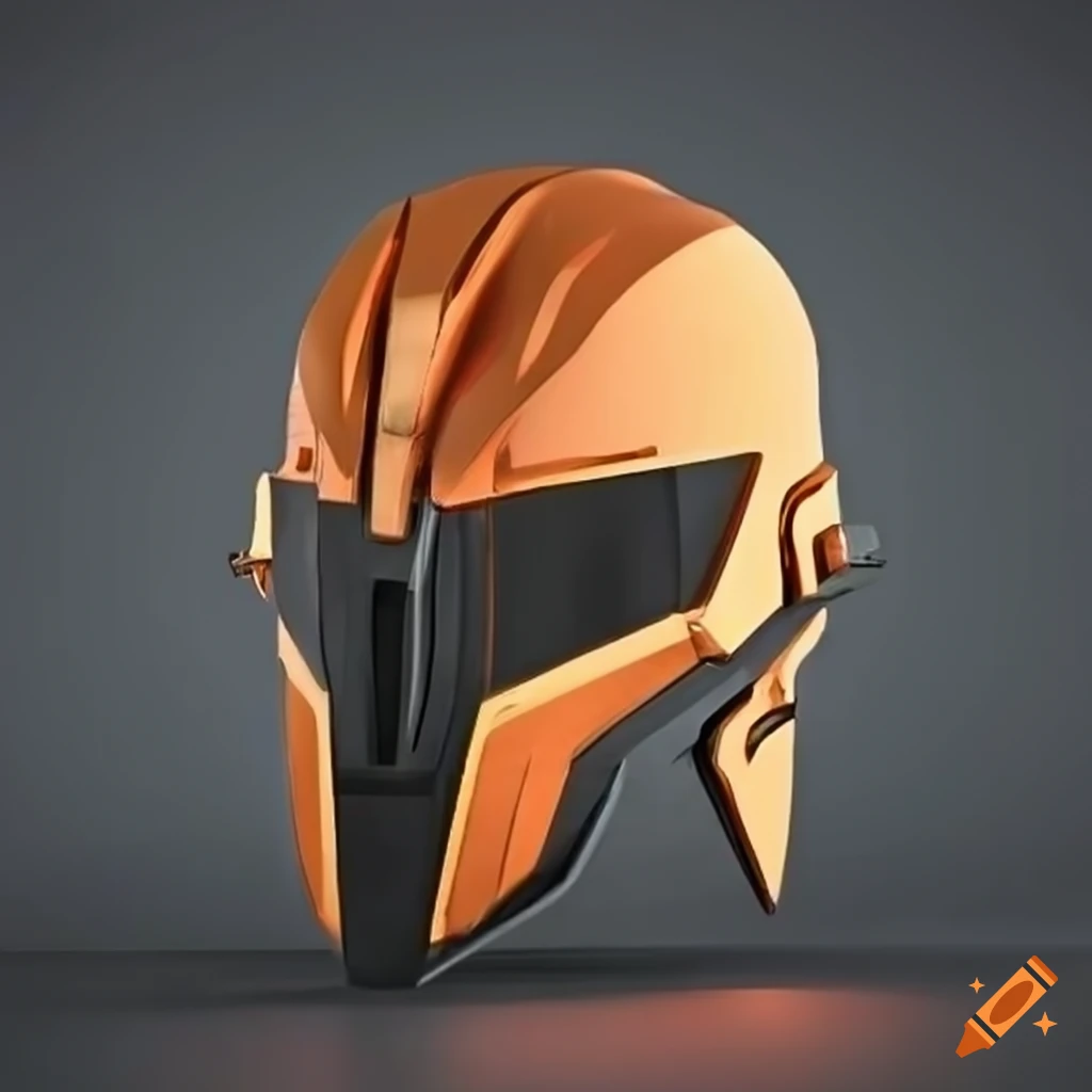 Futuristic streamlined battle helmet inspired by technology and dragons ...