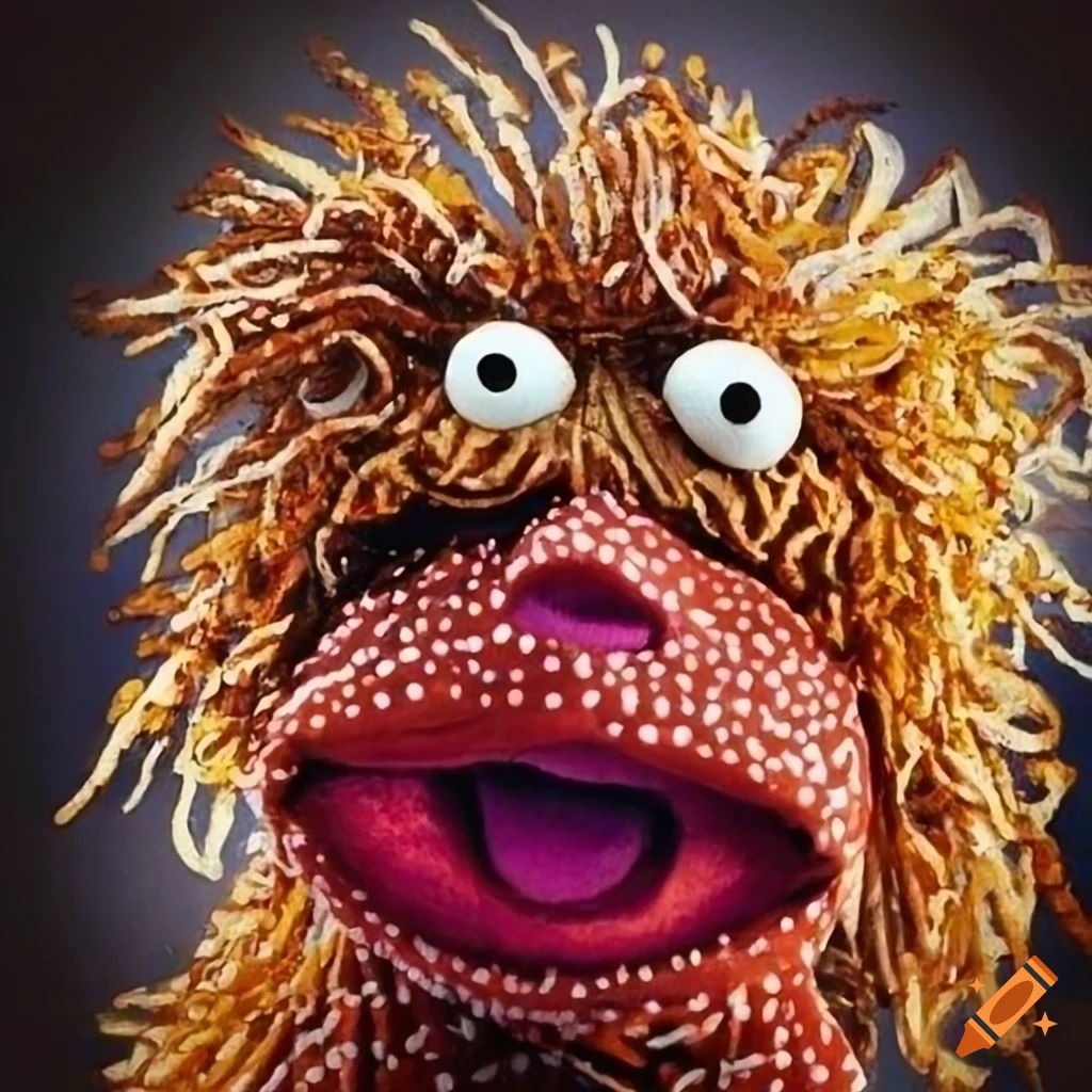 Fraggle Rock muppets in Australian Aboriginal art style on Craiyon