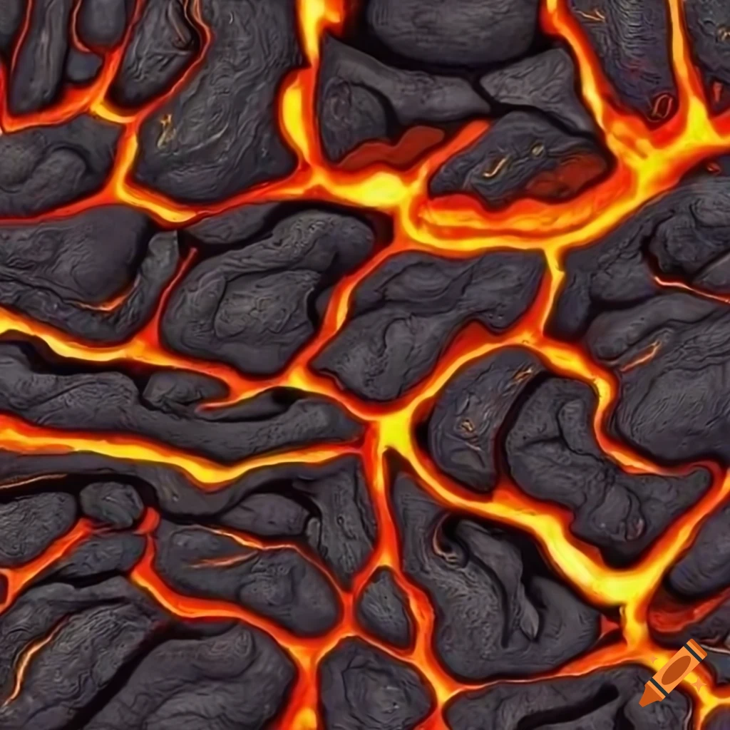 Lava texture on Craiyon