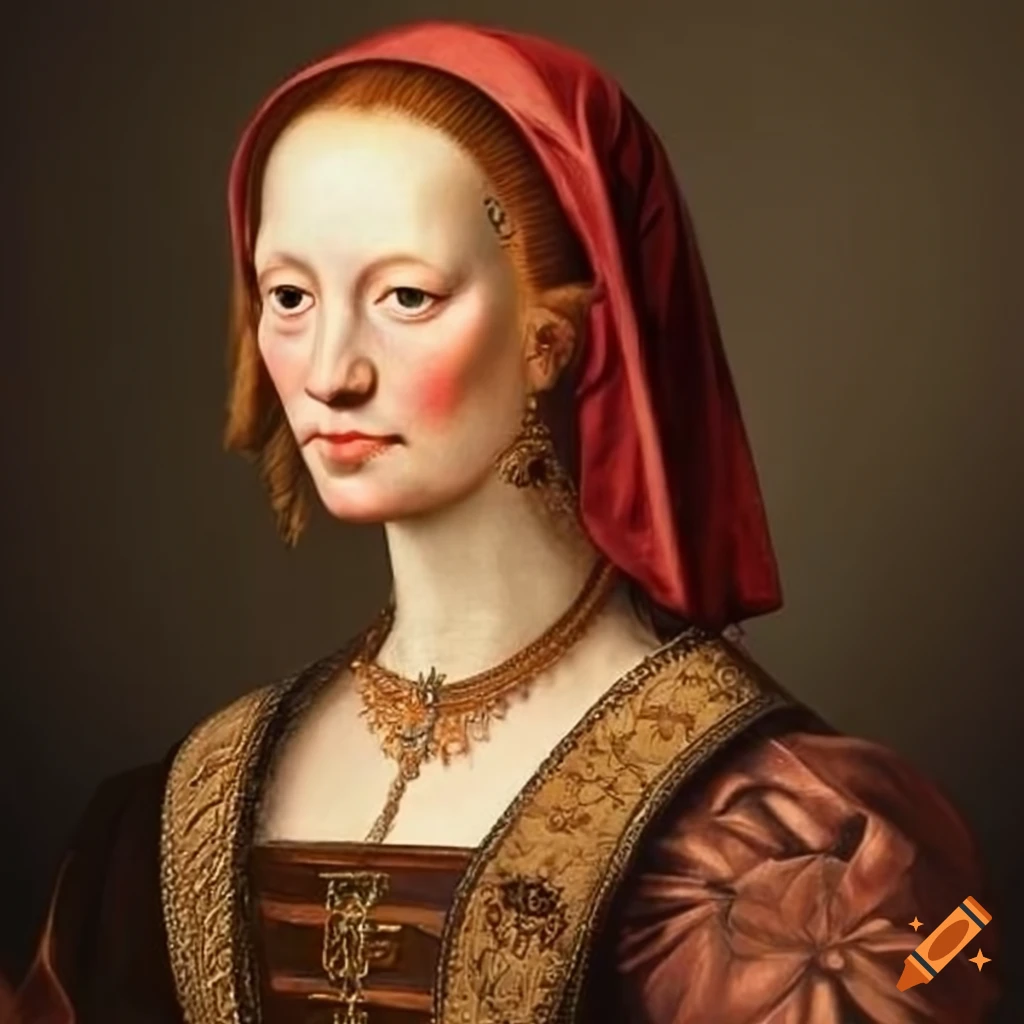 Renaissance portrait on Craiyon