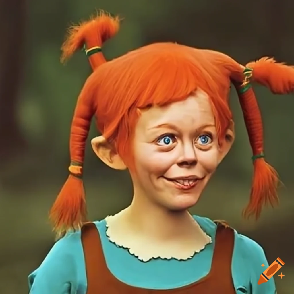 Pippi Longstocking on Craiyon