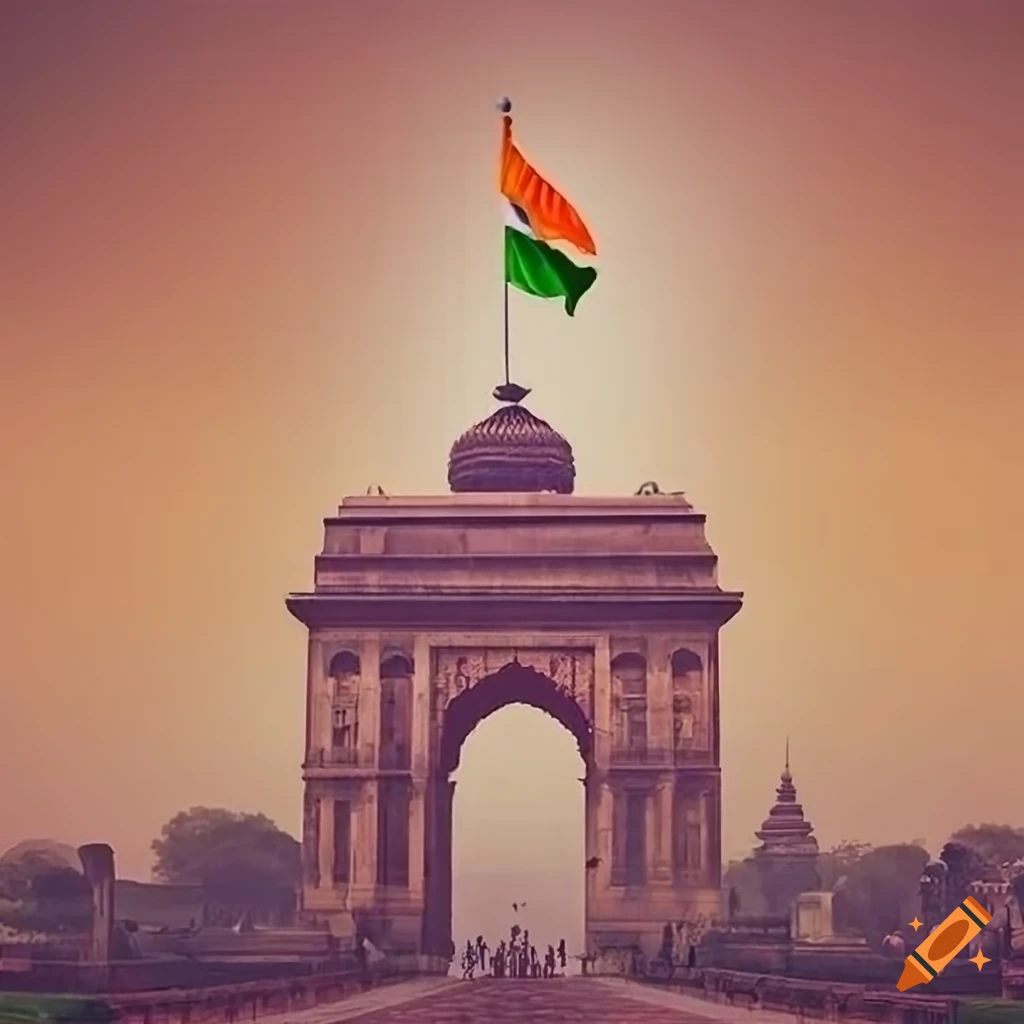 Indian independence day poster featuring freedom fighters and iconic ...