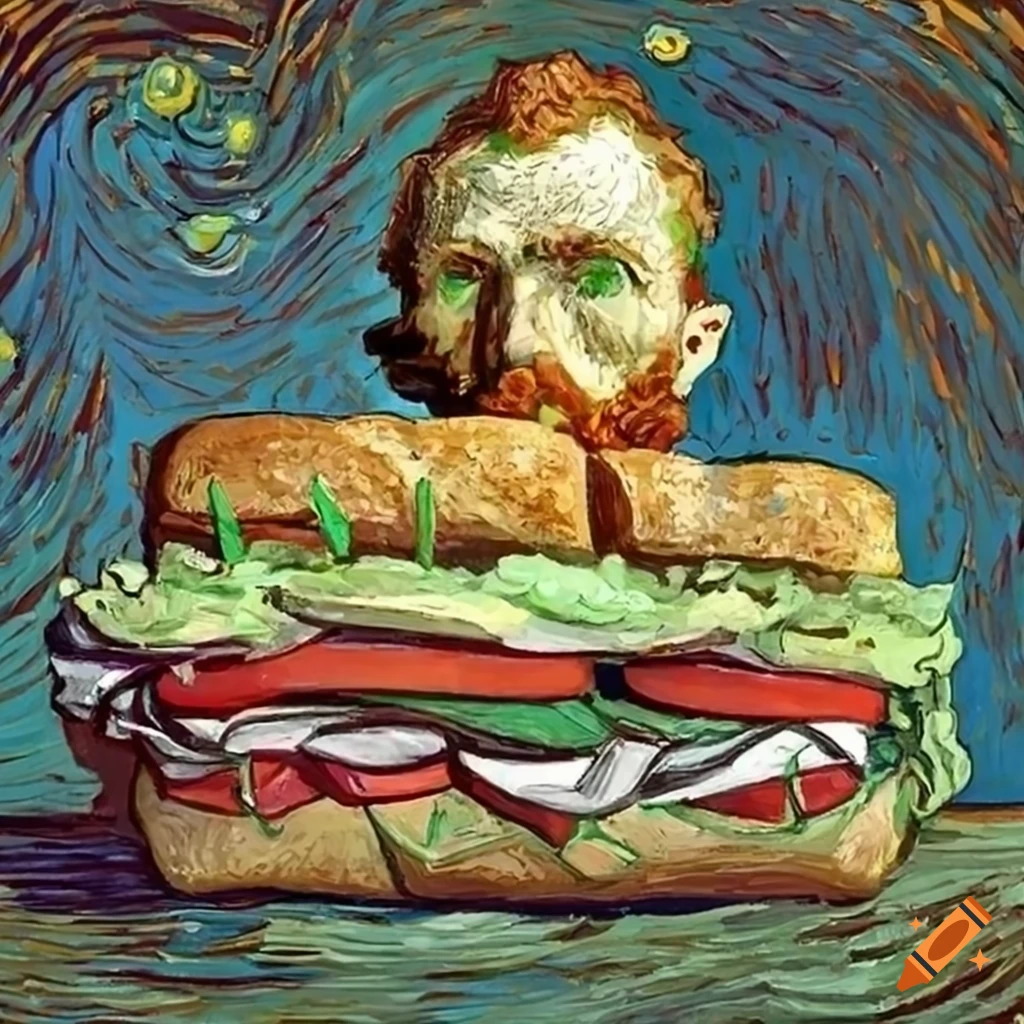 Van Gogh Style images created on Craiyon