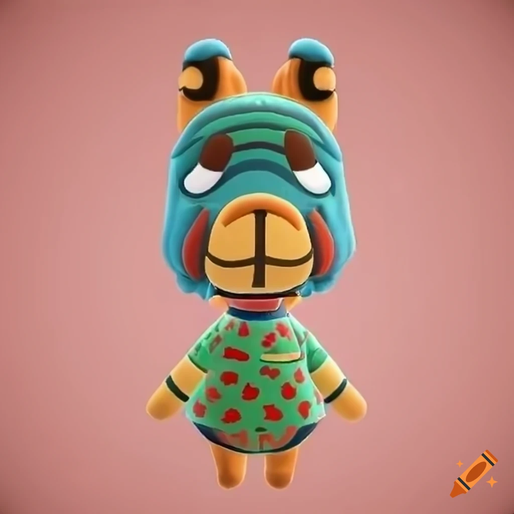 Animal crossing camel character on Craiyon