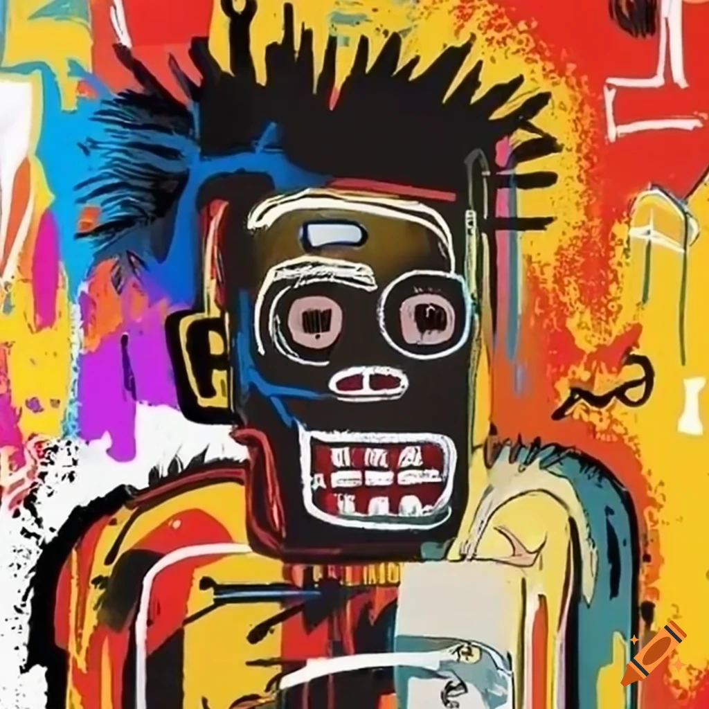 Jean-Michel Basquiat artwork on Craiyon