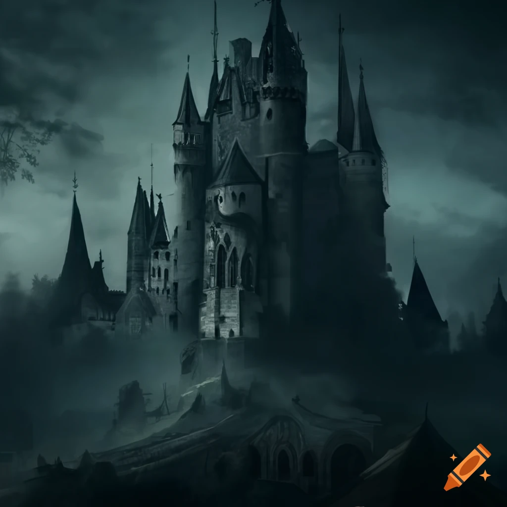 Gothic German Dark Castle on Craiyon