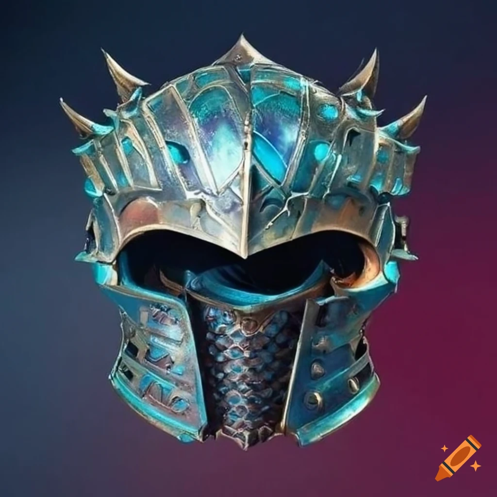 Close-up view of detailed heavy body armor on Craiyon