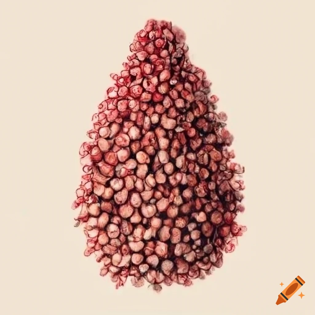 Botanical drawing of Quinoa Chenopodium seed on Craiyon