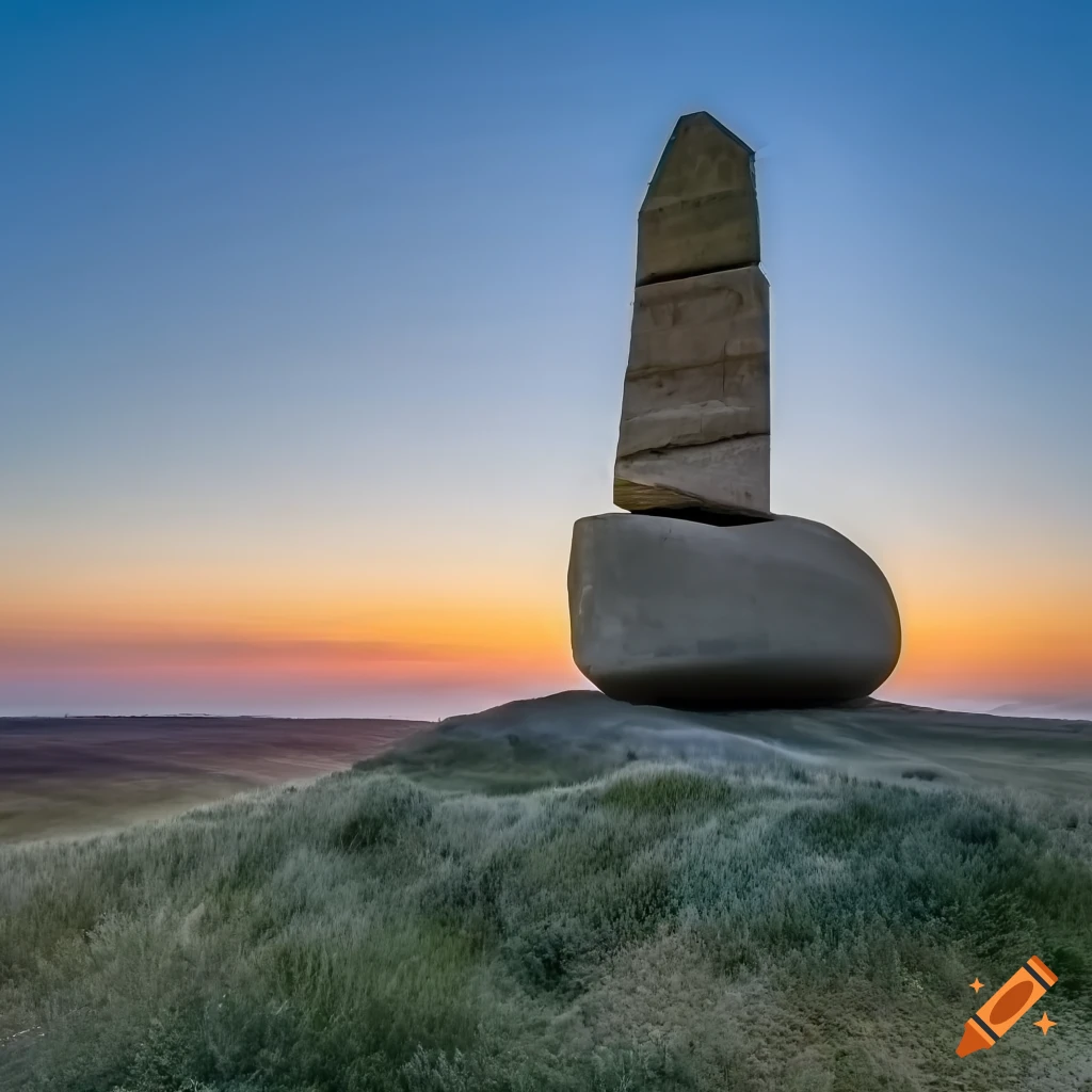 Colossal angelic being with elongated limbs in a serene imaginary ...